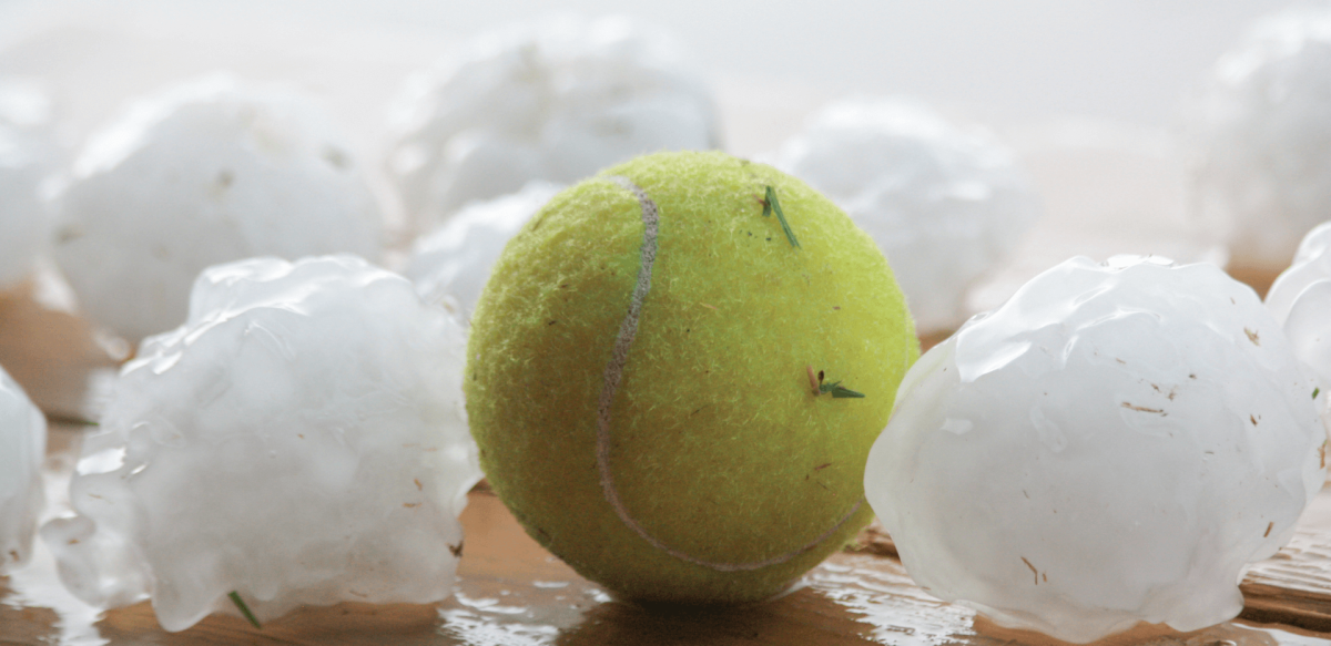 Measuring hail size: How it translates to car damage